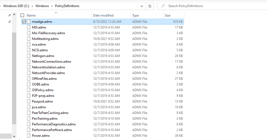Allow intranet zone file URL links from Edge